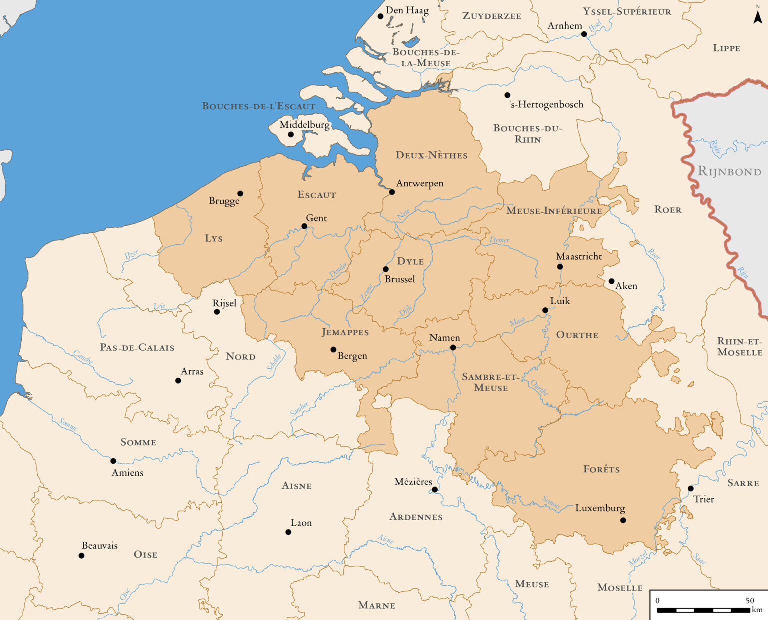 Interactieve kaarten - Canon van Vlaanderen