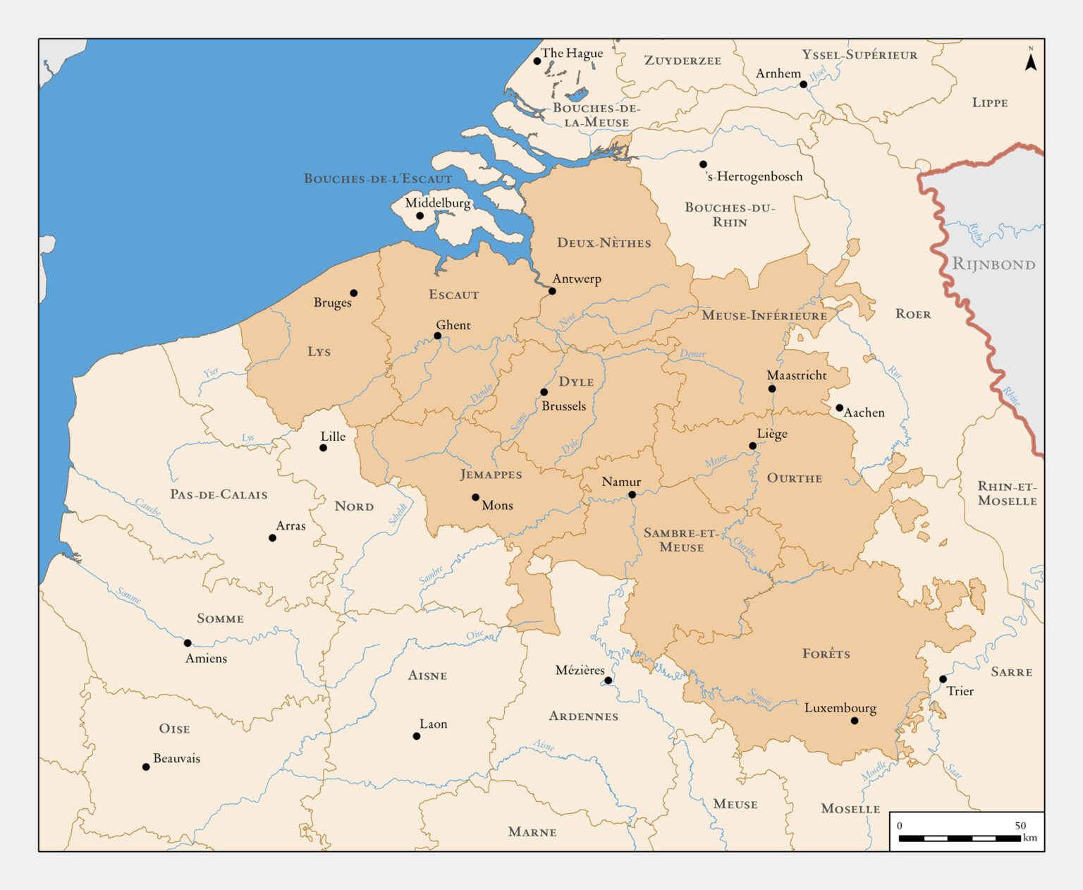 Interactive maps - Canon van Vlaanderen